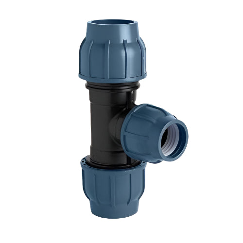 MDPE Compression 90° Reducing Tee