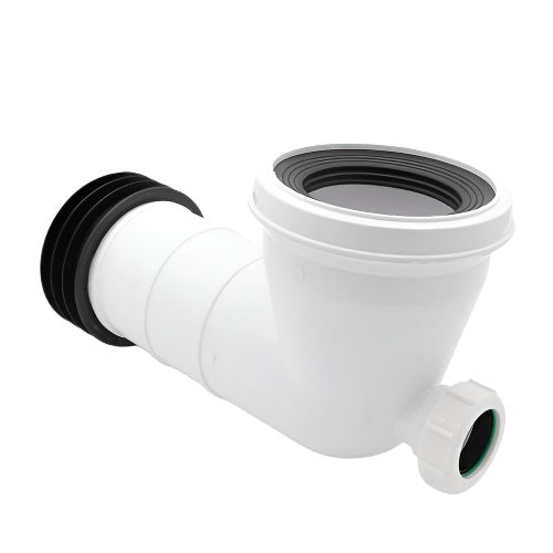 Bent Pan Connector w/ Outlet Boss - 303mm-1 1/4"