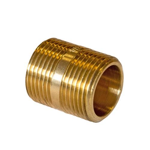 BRASS BSP BARREL NIPPLE - DIFFERENT SIZES AVAILBLE
