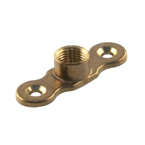 Brass M10 Female Backplate