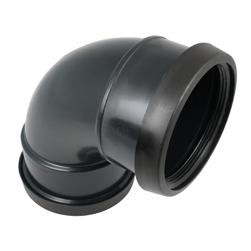 Soil Pipe Double Socket 92° Bend Pushfit - 110mm