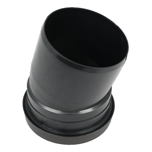 Soil Pipe Single Socket 15° Bend Pushfit - 110mm