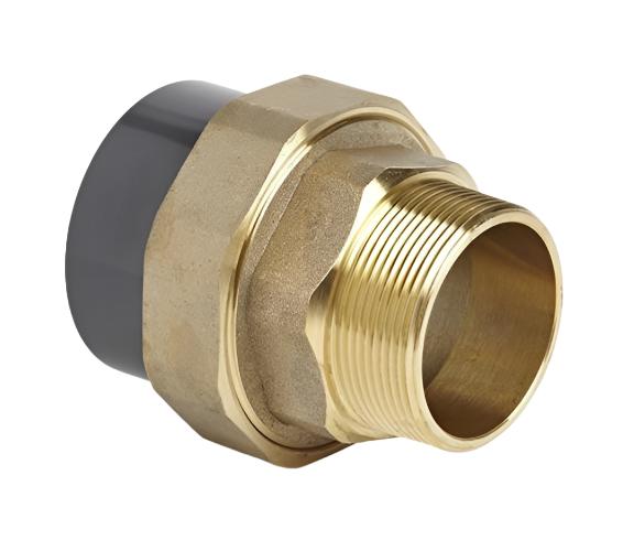 uPVC Composite Union - Male Brass