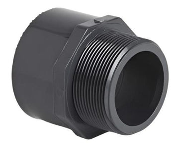 uPVC Plain/Threaded Union - Male Thread One End