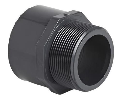 uPVC Male Plain x Female Threaded Adaptor