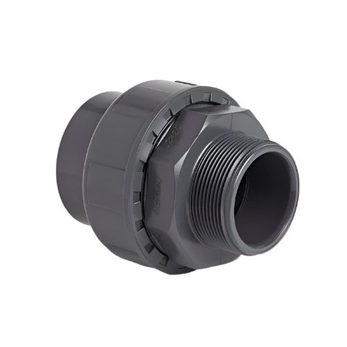 uPVC Metric Plain x Male Threaded Union