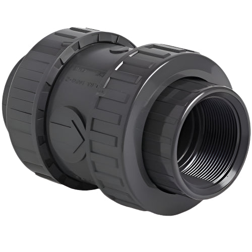 uPVC Standard Double Union Threaded Ball Valve - EPDM