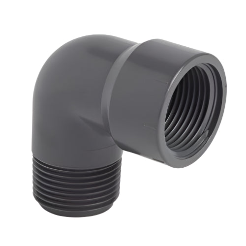 uPVC Threaded Male x Female 90° Elbow
