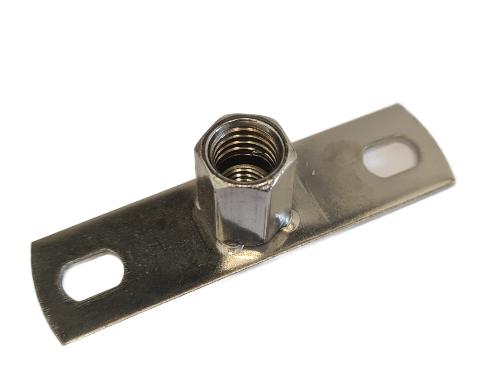 STAINLESS STEEL 316 BACK PLATE - DUAL BOSS M8 & M10