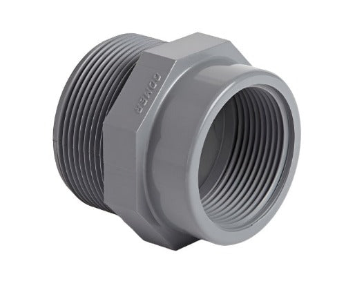 ABS THREADED REDUCING BUSH - LONG PATTERN