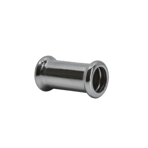 15mm COPPER PRESS CHROME SLIP COUPLER